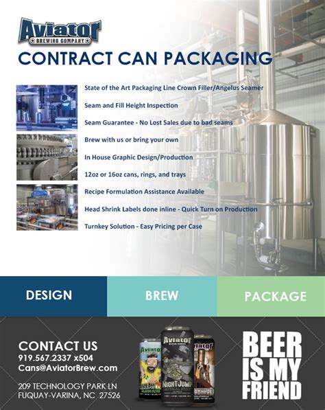 Contract Packaging Graphic ProBrewer