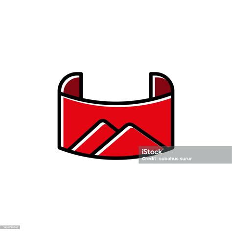 그림 가상 현실 선형 색상 아이콘입니다 간단한 그림 모바일 개념 앱 라인 아이콘 및 웹 디자인 편집 가능한 스트로크 디자인 템플릿 벡터 3차원 형태에 대한 스톡 벡터 아트