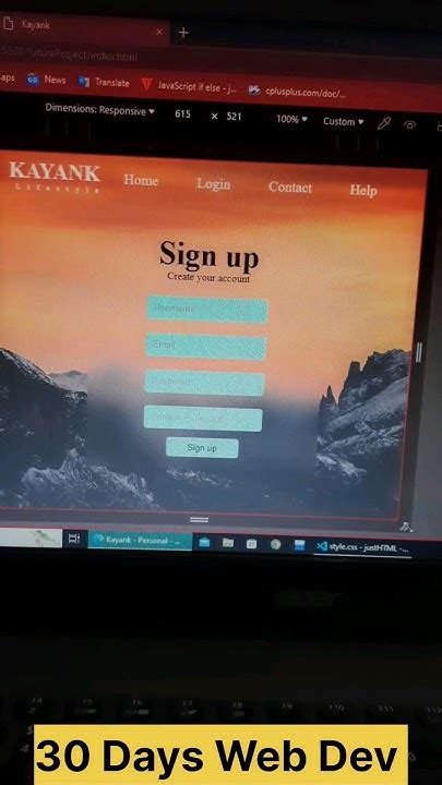 Day 1830 Responsive Page Html Css Responsivewebsite Style