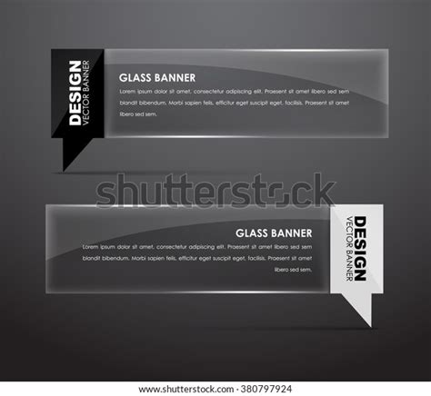 Design Banners Glass Bubble Stem Quote Stock Vector Royalty Free 380797924 Shutterstock