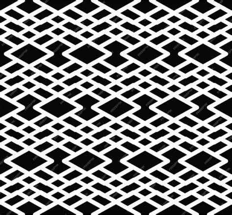 Premium Vector Monochrome Visual Abstract Textured Geometric Seamless