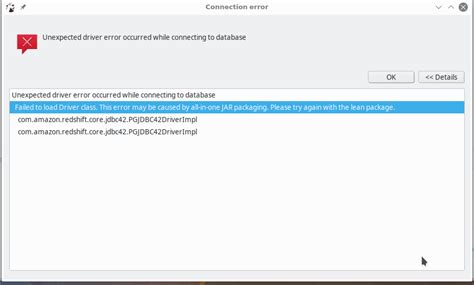 Cannot Connect To Redshift Database With Same Driver As Sql Workbenchj · Issue 3497 · Dbeaver
