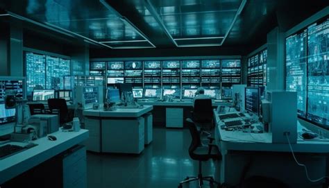 Premium Ai Image Modern Office With Computer Equipment Desk Chair And Bright Lighting