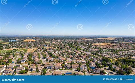 A Breathtaking Aerial View Of Antioch California Houses Nestled