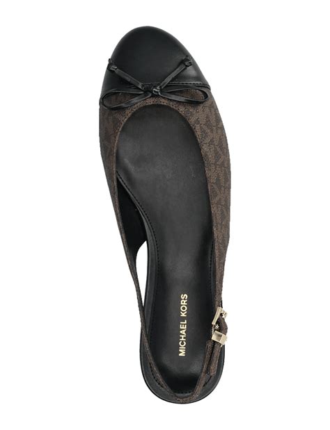 Michael Kors Flat Elk40s6pifp1b Platta Slingbacks