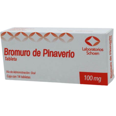 Bromuro De Pinaverio 100mg 14 Tabletas Schoen
