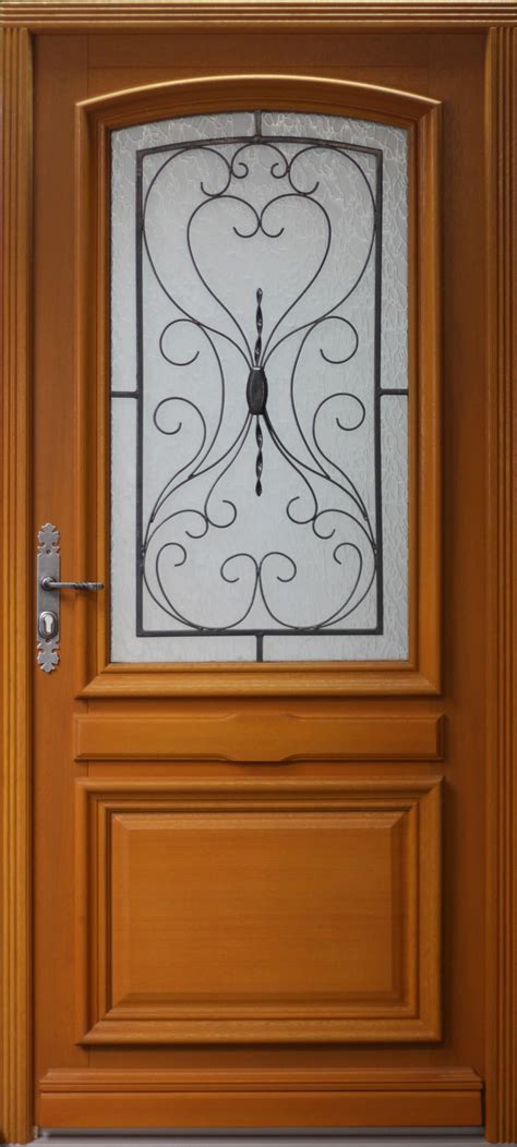 Porte Dentrée Bois Gignac Primo H215 X L90 Cm Avec Vitrage P