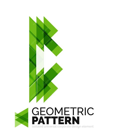 Premium Vector Geometric Triangle Mosaic Pattern Element Isolated On