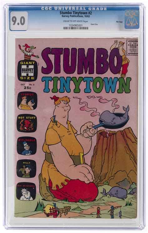 Hakes Stumbo Tinytown 2 October 1963 Cgc 90 Vfnm File Copy