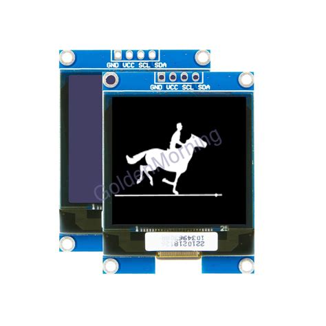 Ssd1327 128x128 White Monochrome I2c 1 5 Oled Display Module Oled 1 5 Inch Gme128128 02