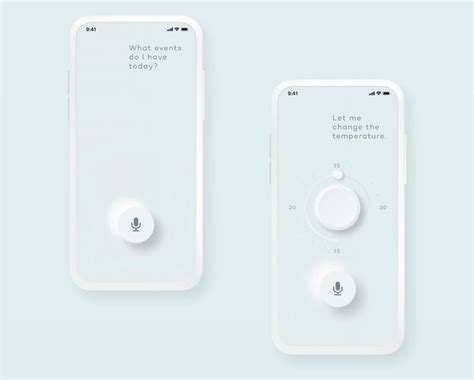 Neomorphic Virtual Assistant App On Behance Neomorphic Virtual Assistant App On Behance