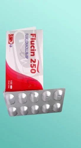 Flucin 250 Flucloxacillin Capsule 250 Mg Packaging Size 1x10 At Rs 467box In Surat