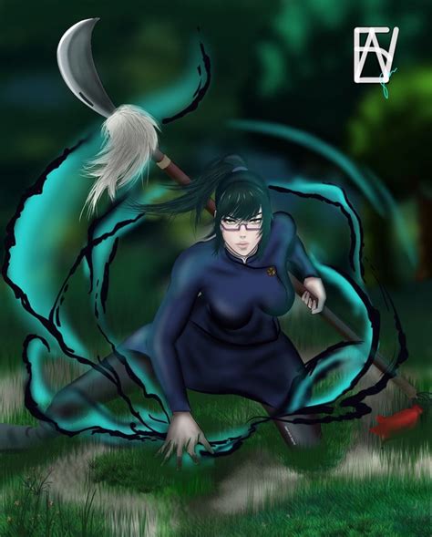 Maki Zenin Fan Art Art Fan Art Anime