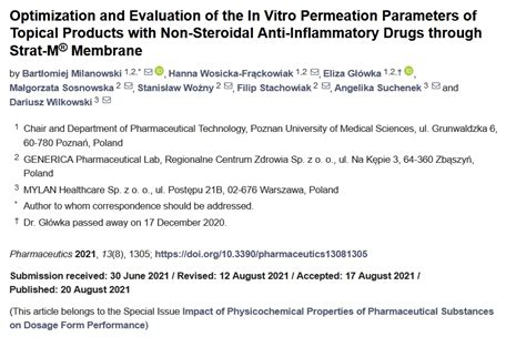 Optimization And Evaluation Of The In Vitro Permeation Parameters Of