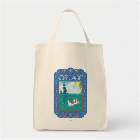Olaf Floating In The Water Tote Bag Zazzle