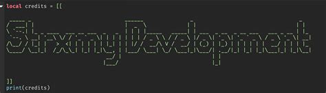 Printing Ascii Art Scripting Support Developer Forum Roblox