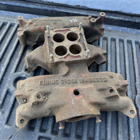 1956 Ford Thunderbird 292 312 Y Block 4 Barrel Intake Manifold Ecz 942