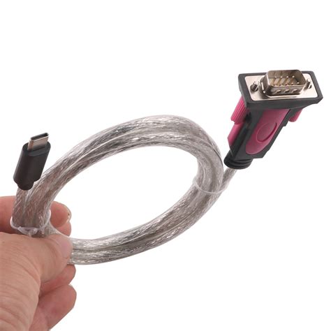 Usb Type C Usbc Typec To Rs232 Serial Cable Converter Pda Db9 Male 9
