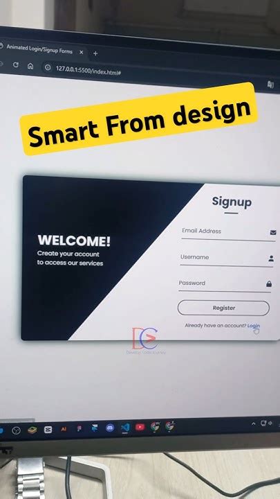 Smart From Design With Html Css Javascript Htmlfullcourse Html Javascript Css Coding