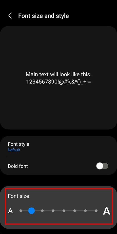 How To Change Font Size On Android Pttrns