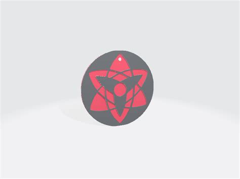 Arquivo Stl Llaveros Sharingan´s Rinnegan Senjutsu Kyubi 📱 ・modelo