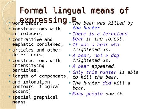 Sentence Analysis Lecture 3 1 Syntactic Relations In