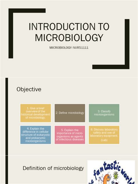 Introduction To Microbiology Pdf Microorganism Microbiology