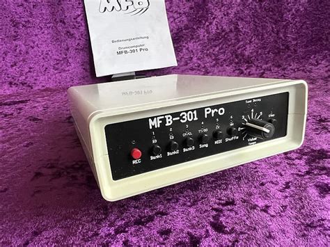 MFB 301 Pro Drum Computer Reverb MFB 301 Pro Drum Computer Reverb
