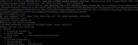 Asterisk Security Blocking Network Attacks With Fail2ban Hotkey404