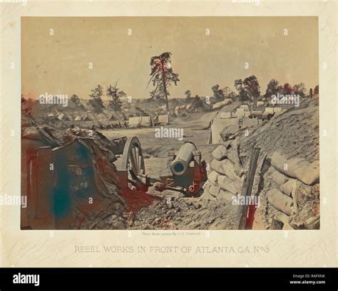 Rebel Works In Front Of Atlanta Ga No 3 George N Barnard American