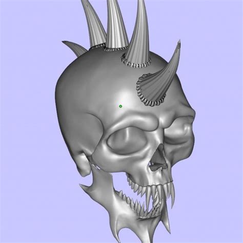 3d Printable Scull By Dmitry Tishchenkov