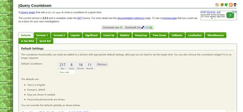 Amazing JQuery Countdown Plugins Learning JQuery