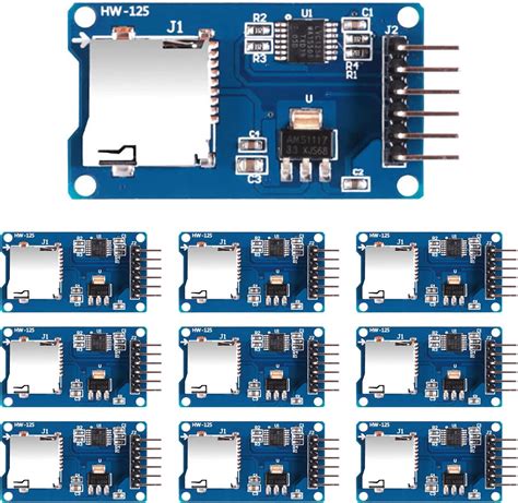 Amazon AiTrip PCS Micro SD Card Module With Chip Level Conversion For Arduino SDHC Card