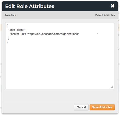 chef override attribute stack overflow