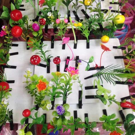 Cute Artifacts Small Grass Hair Clips Bean Sprouts Flower Heads Long