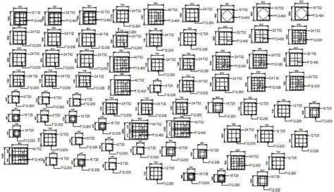 Dwg Autocad Drawing Provides The Details Of Structural Reinforcement