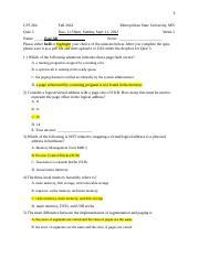 C The Segmentation Uses FIFO Replacement Algorithm While Paging Uses LRU Course Hero