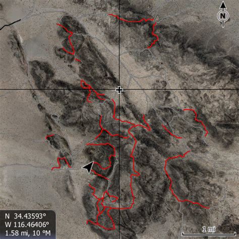 Johnson Valley Trails Lowrance Map Card W Sat Imagery Pirate 4x4