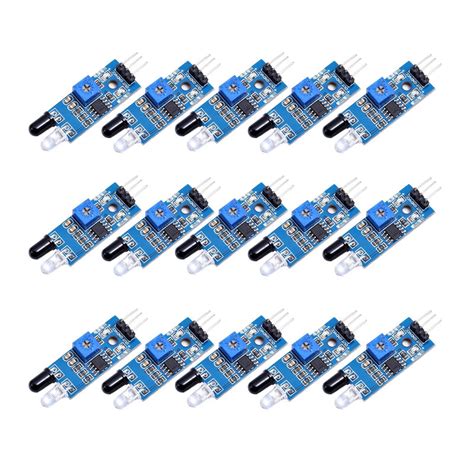 Gerui 15 Pieces Ir Infrared Obstacle Avoidance Sensor Module 3 Wire Re Leoforward Australia