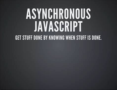 Asynchronous Java Script Ppt