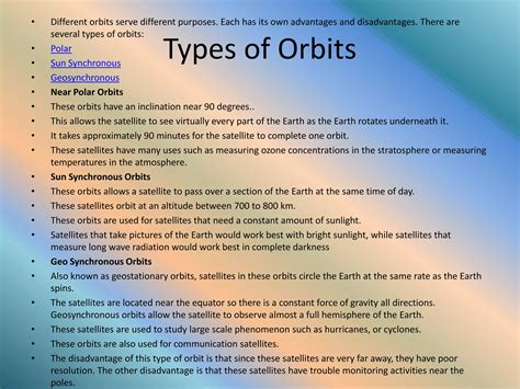 Geo Synchronous And Sun Synchronous Satellites Pptx Geography Science