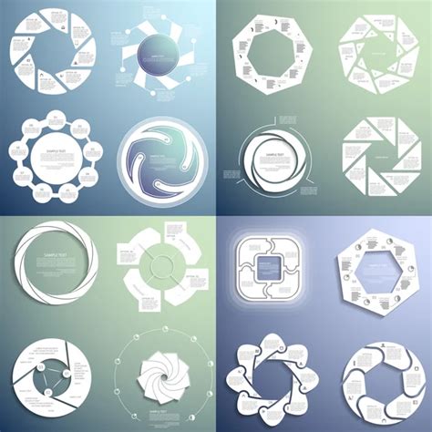 75 Circular Templates And Charts Vector Images Depositphotos