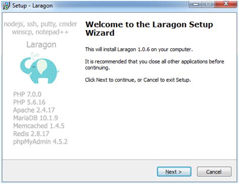 Membuat Project Laravel Menggunakan Laragon Di Windows Catatan