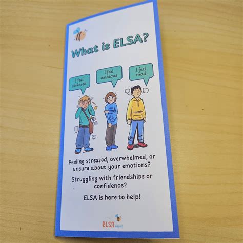 Teen Elsa Pupil Leaflet Item 687 Elsa Support