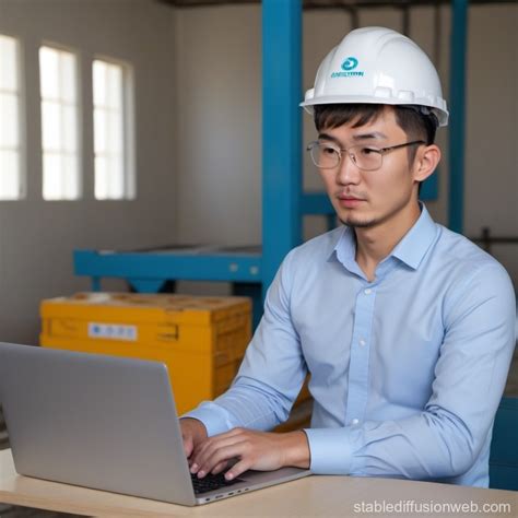 Project Manager Checking Schedule Stable Diffusion Online