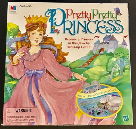 Hasbro Pretty Pretty Princess 1999 Dress Up Game 100 Complete W