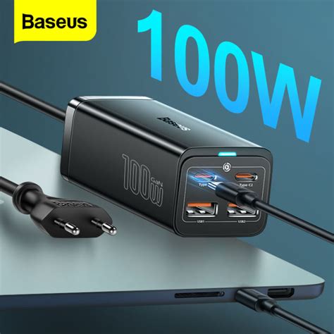 Baseus Gan 100w 65w Bộ Sạc Để Bàn Sạc Nhanh 4 0 Qc 3 0 Pd Usb C Type C