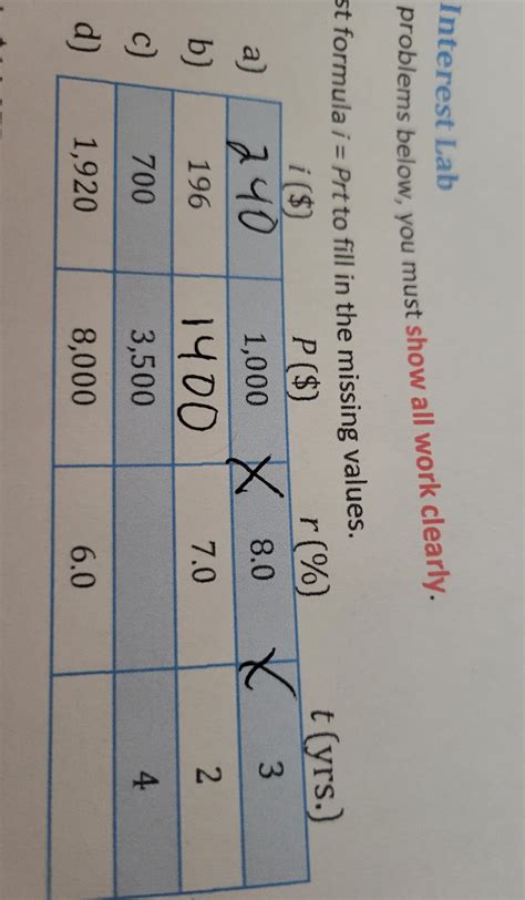 solved please help with thisinterest lab problems below you