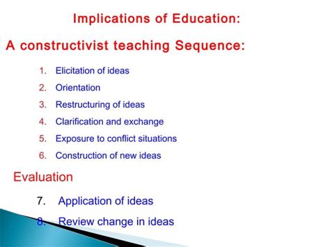 Constructivism In Teaching Ppt Ppt Education