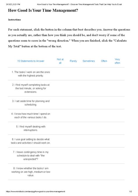 Time Management Tools Excel At Bettina Powell Blog